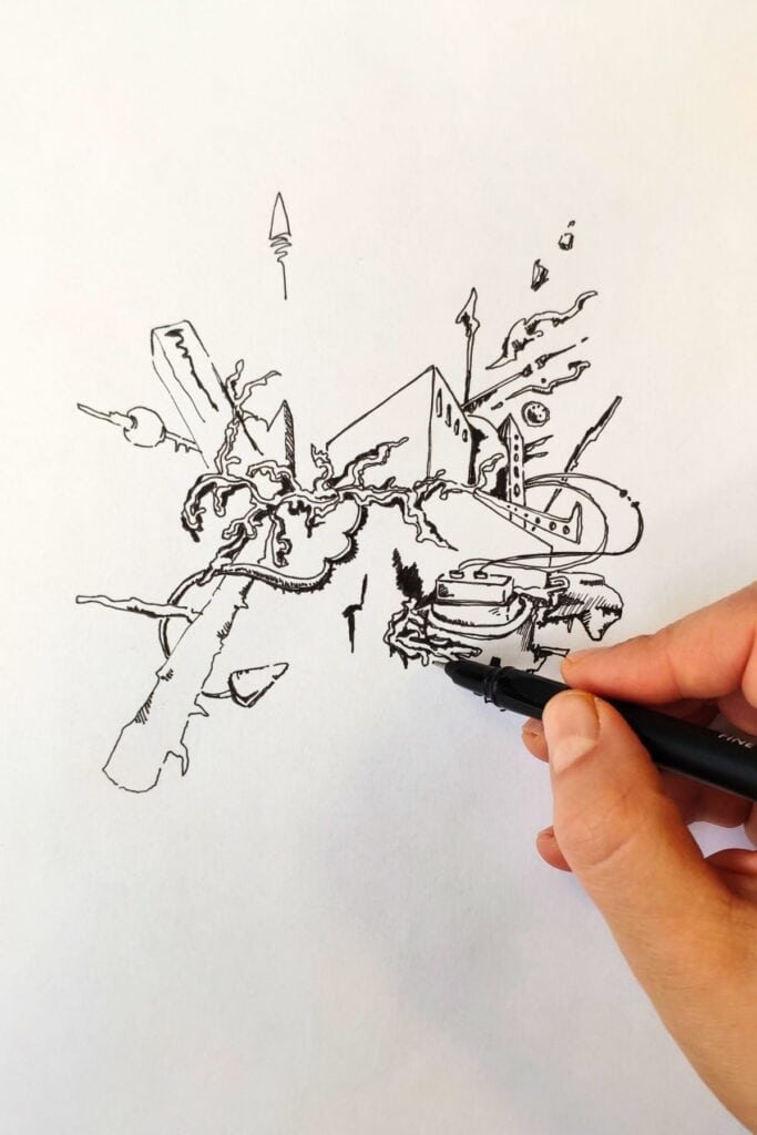 Random Doodles: How to Turn Simple Lines Into Stunning Art - artmefree.