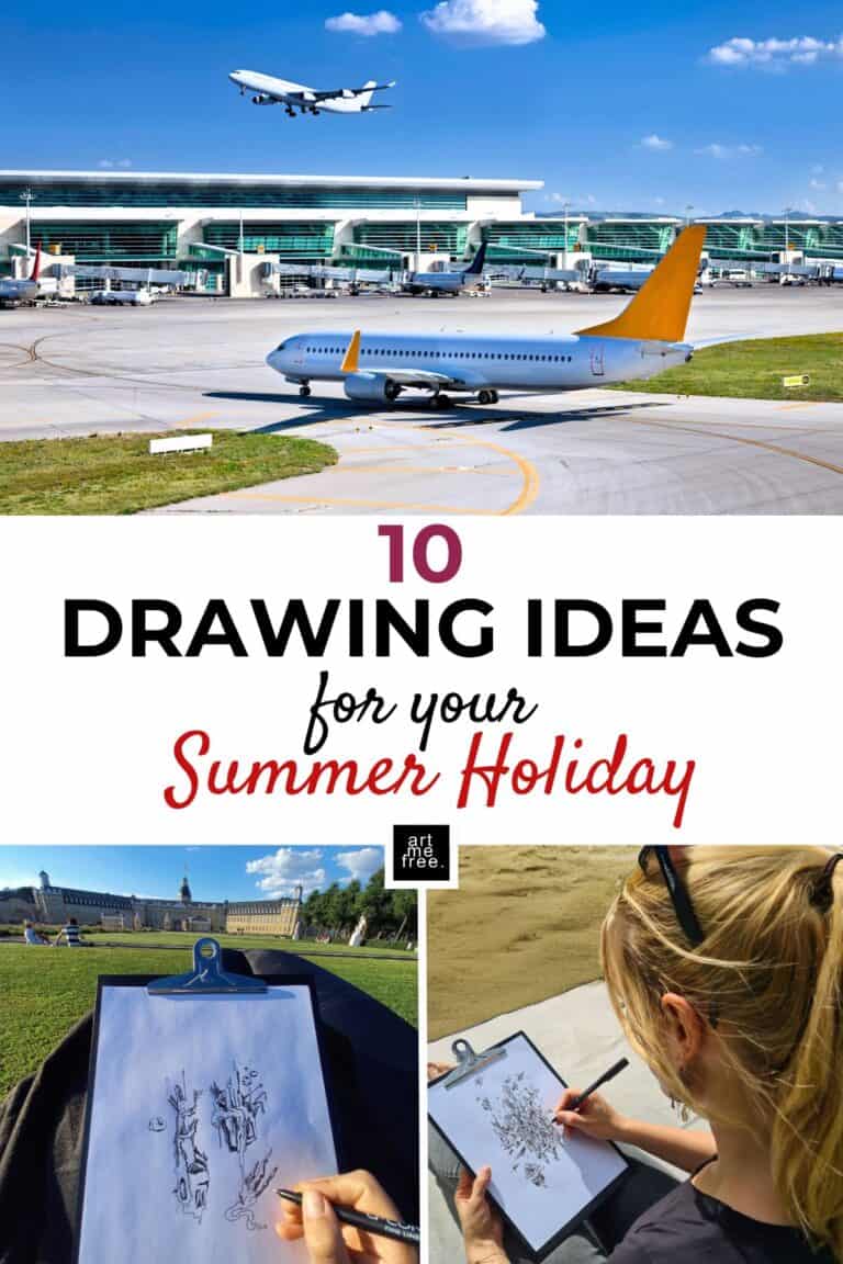 10 Fantastic Drawing Ideas and Locations for Your Vacation - artmefree.
