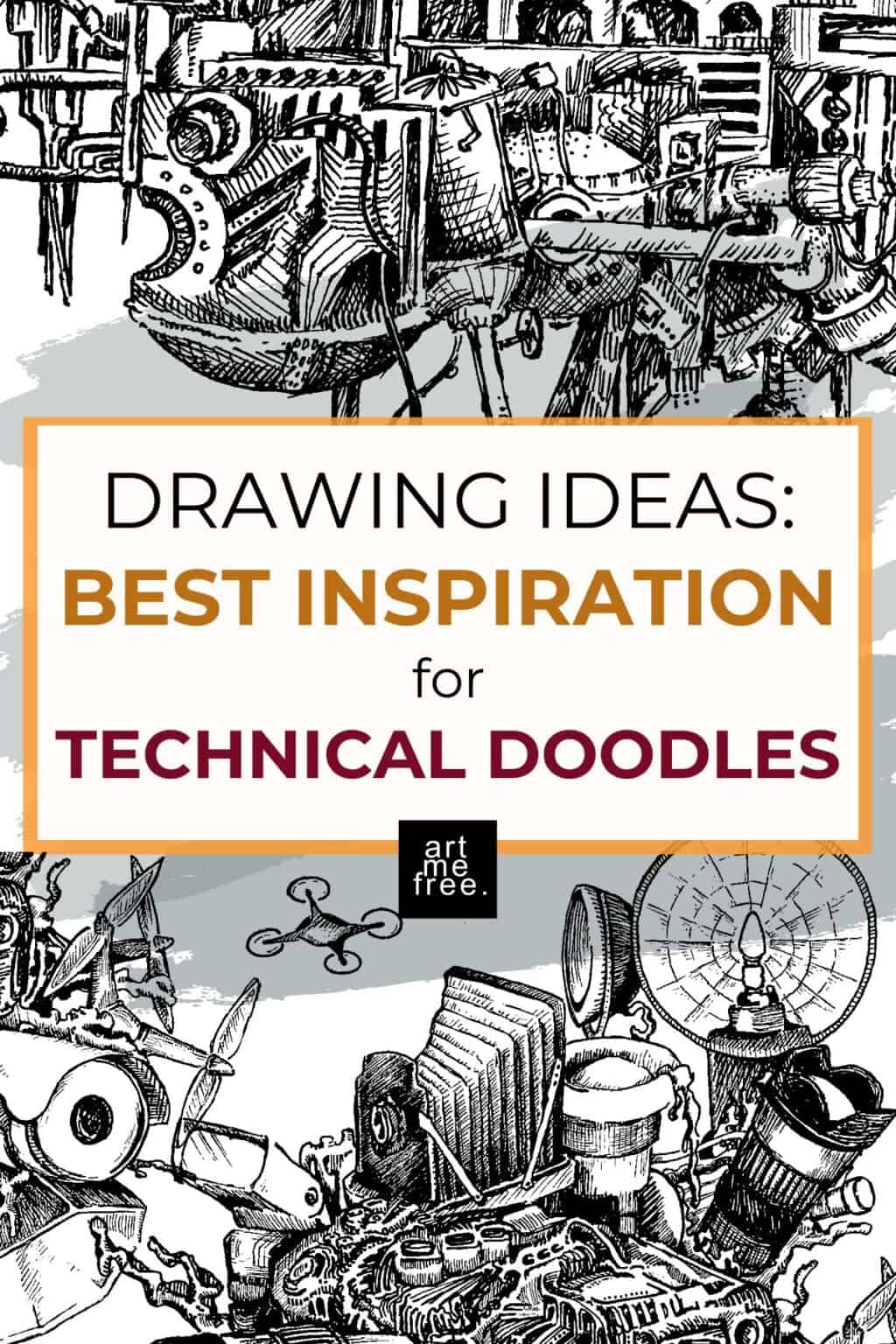 Drawing Ideas: Unique Inspiration for Technical Doodles - artmefree.