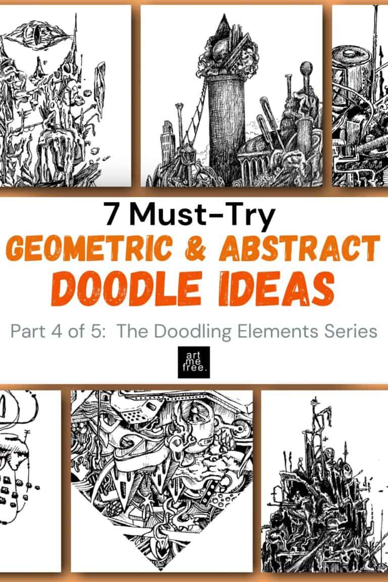 7 Geometric and Abstract Drawing Ideas - Part 4 of the Must-Try ...