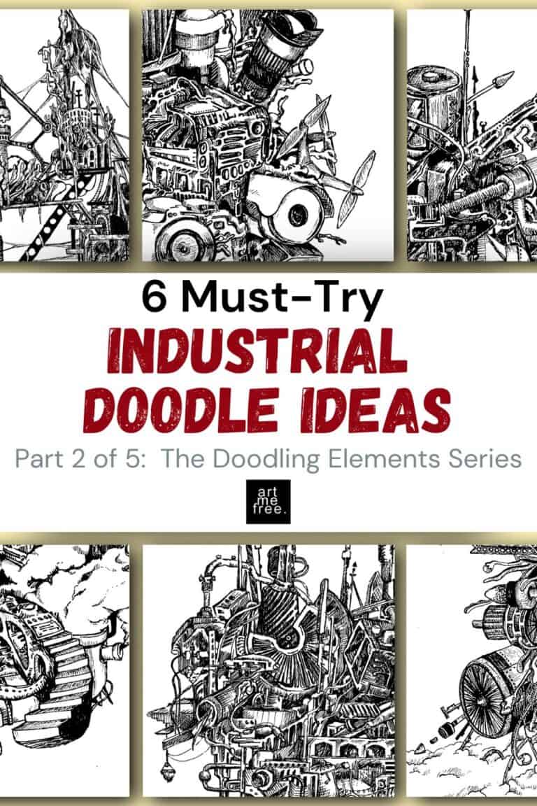 6 Industrial Drawing Ideas - Part 2 of the Must-Try Doodling Elements ...