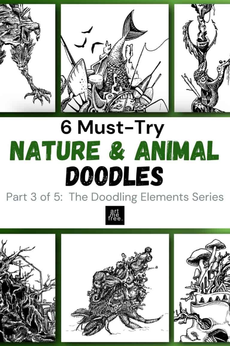 6 Nature Drawing Ideas - Part 3 of the Must-Try Doodling Elements ...