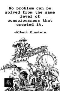Wisdom Meets Doodle Art: 9 Short Einstein Quotes Illustrated - artmefree.