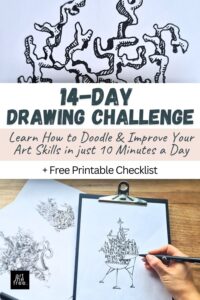 The Ultimate 14-Day Drawing Challenge for Creative Growth - artmefree.