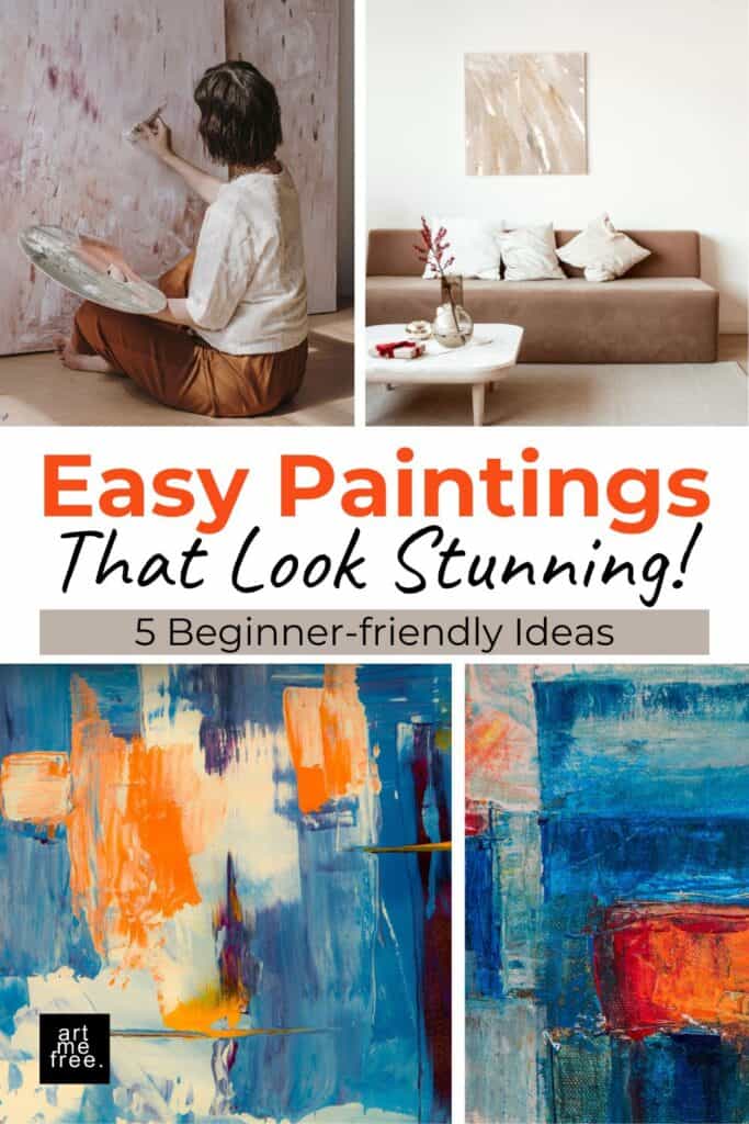 Easy Paintings That Look Impressive (But Are Simple to Create) - artmefree.