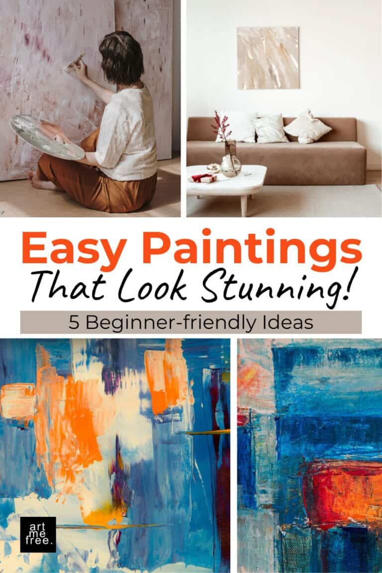 Easy Paintings That Look Impressive (But Are Simple to Create) - artmefree.
