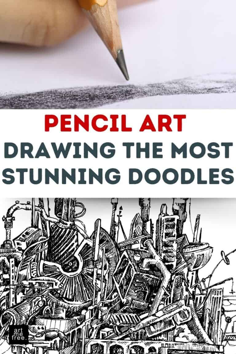 Pencil Art Drawing: From Sketches to Stunning Ink Doodles - artmefree.