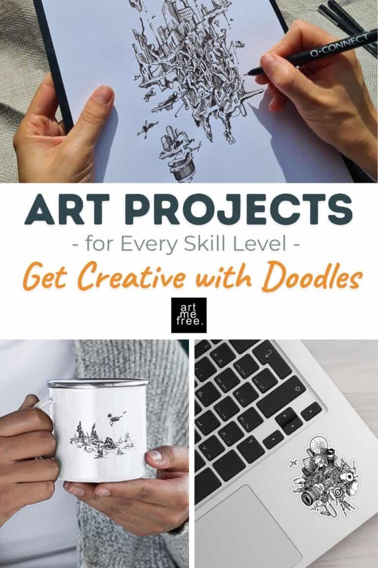 Art Projects for Every Skill Level: Get Creative with Doodles - artmefree.