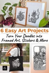Art Projects for Every Skill Level: Get Creative with Doodles - artmefree.