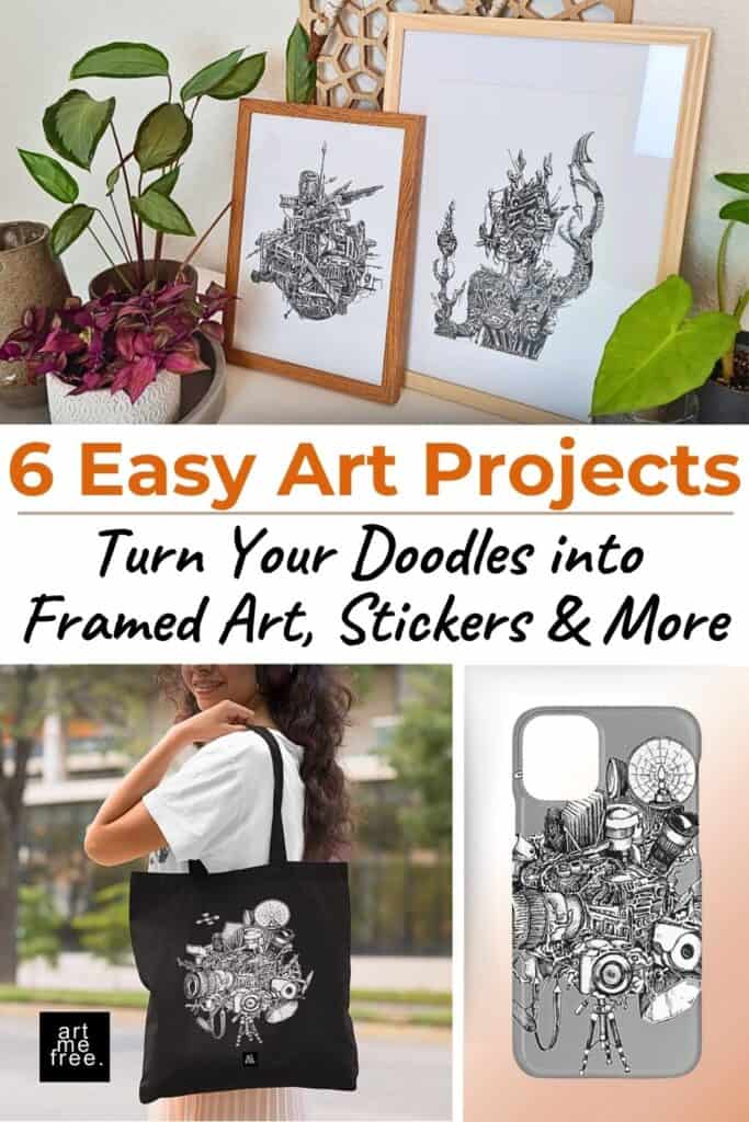 Art Projects for Every Skill Level: Get Creative with Doodles - artmefree.