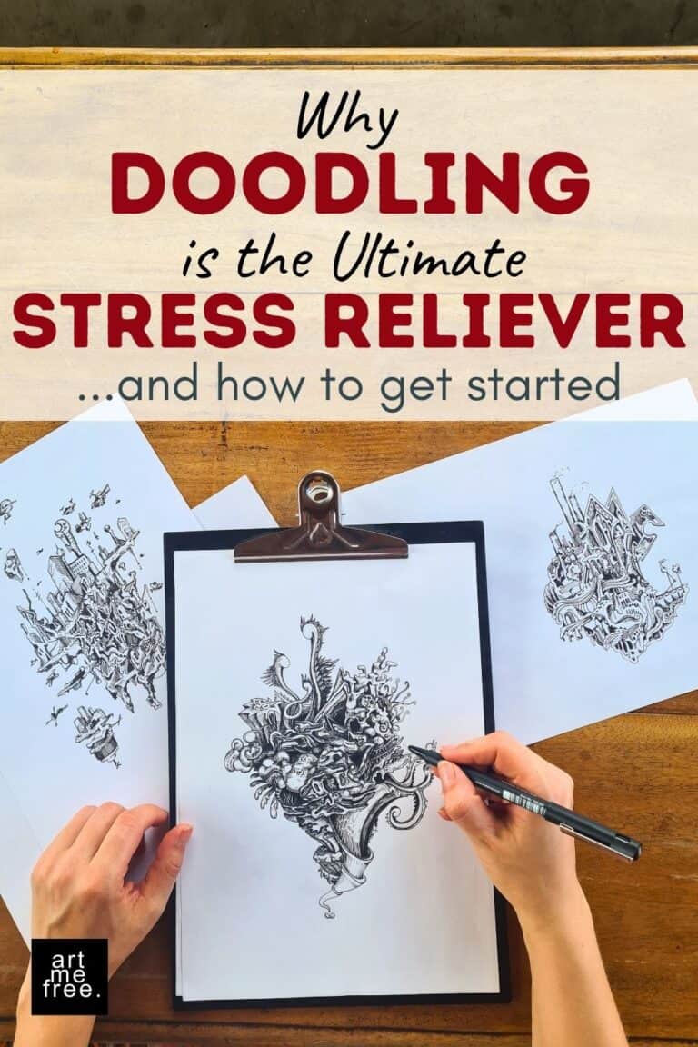 How Doodle Art Helps Reduce Stress - artmefree.