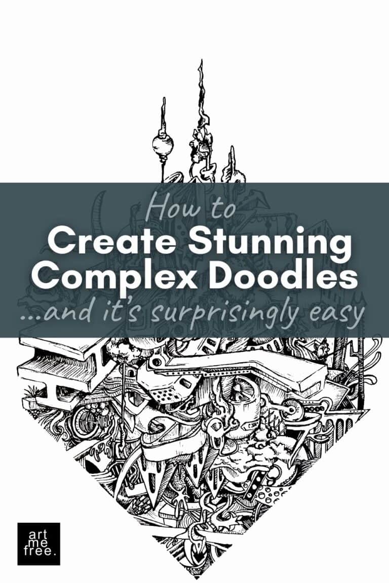 Complex Doodles: Turning Chaos Into Art - artmefree.