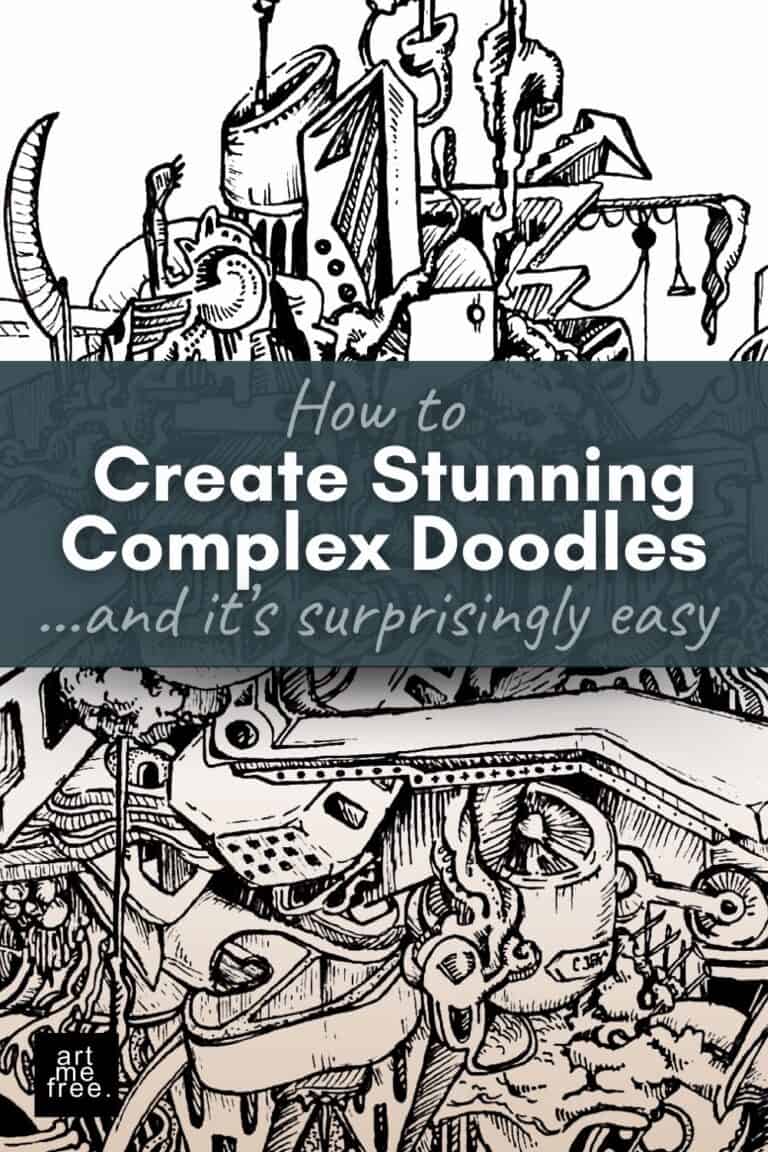 Complex Doodles: Turning Chaos Into Art - artmefree.