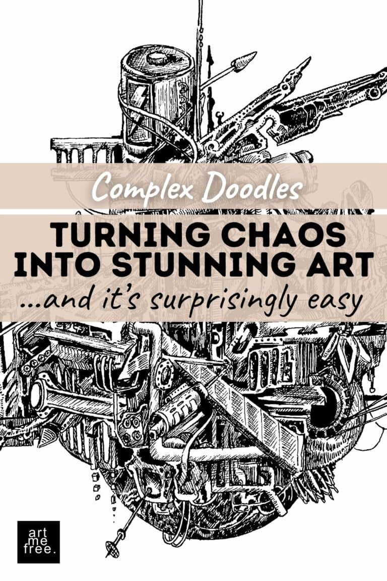 Complex Doodles: Turning Chaos Into Art - artmefree.