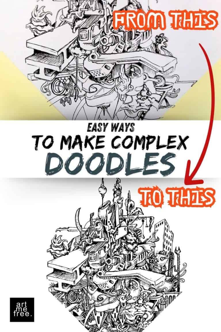 Complex Doodles: Turning Chaos Into Art - artmefree.
