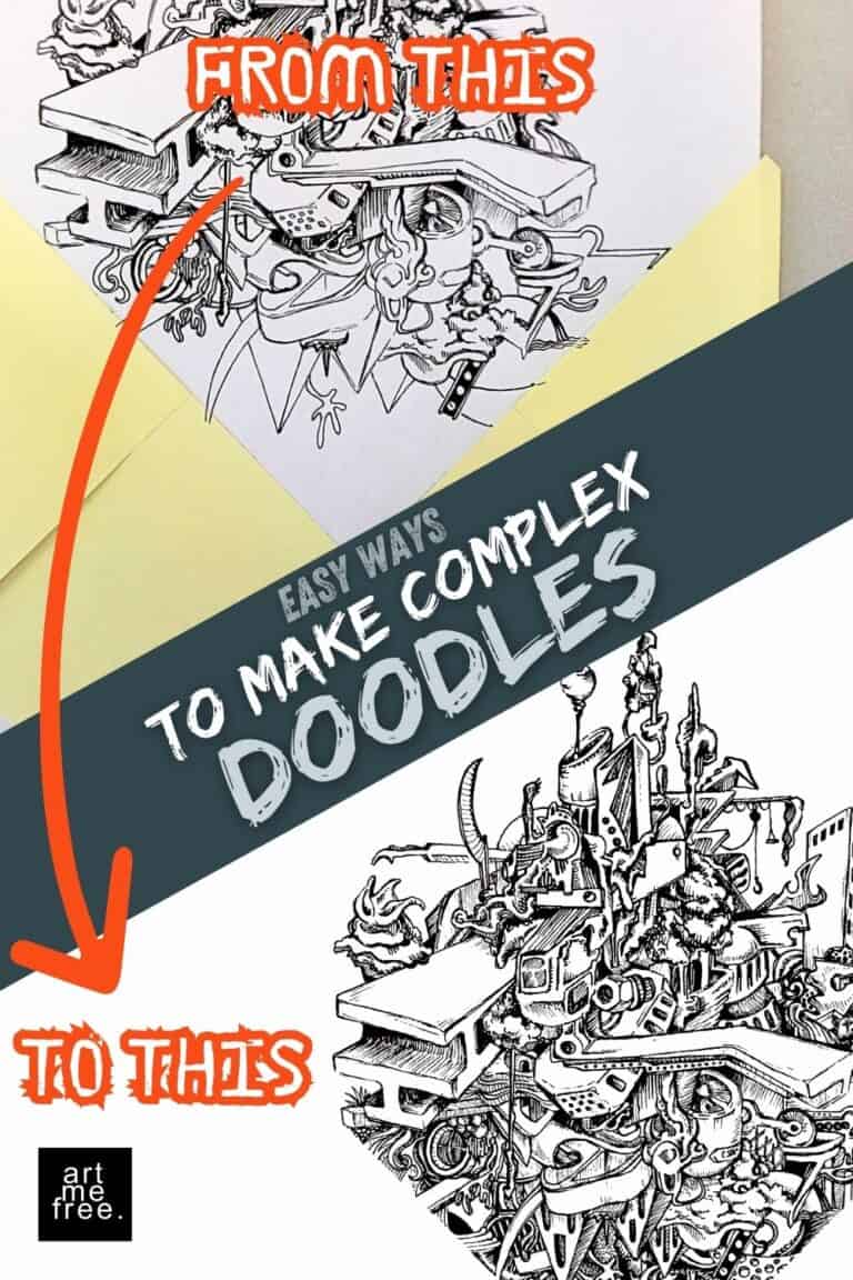 Complex Doodles: Turning Chaos Into Art - artmefree.