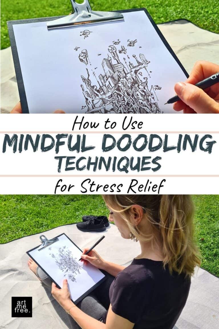 How to Use Mindful Doodling Techniques for Stress Relief - artmefree.