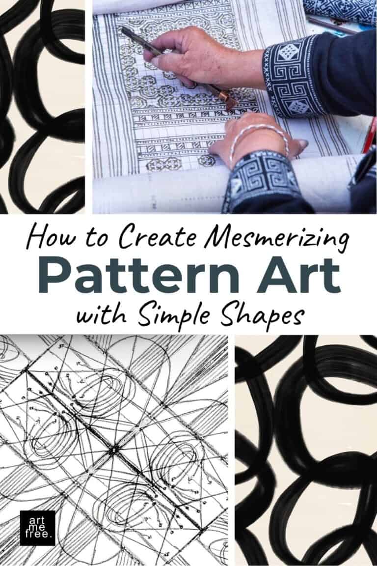 How to Create Mesmerizing Pattern Art With Simple Shapes - artmefree.