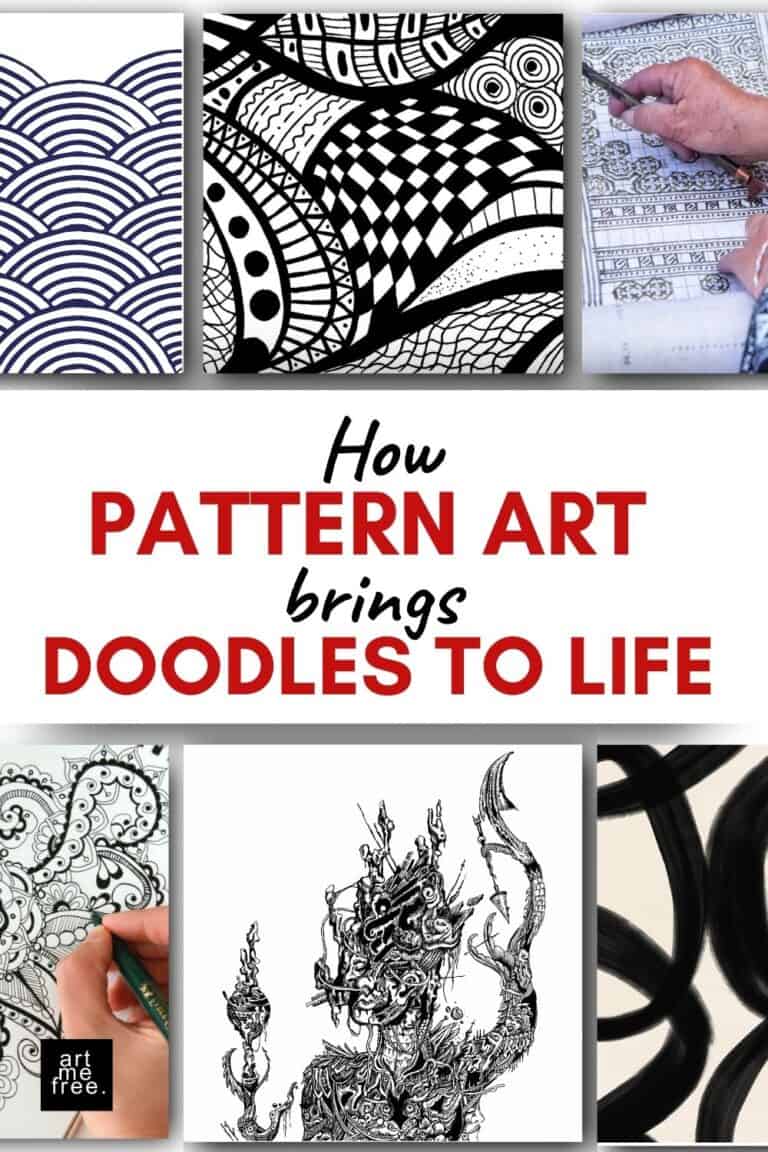 How to Create Mesmerizing Pattern Art With Simple Shapes - artmefree.