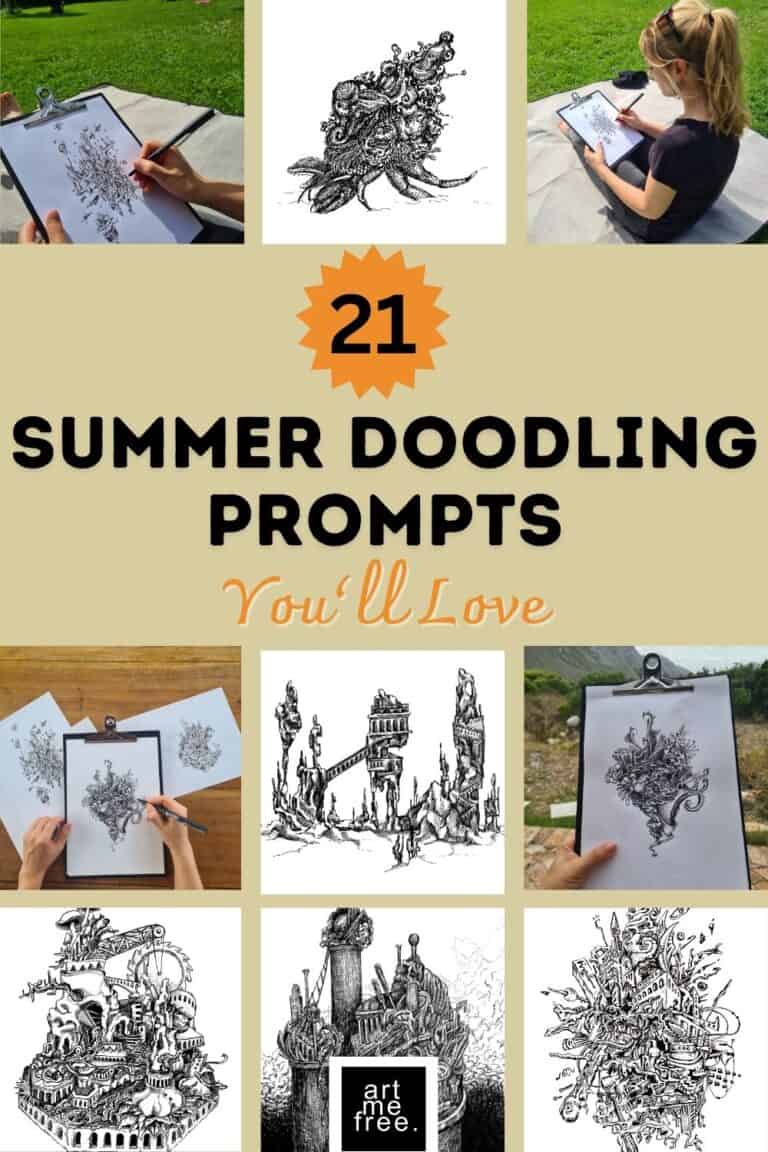 21 Summer Doodling Prompts to Spark Creativity on Sunny Days - artmefree.