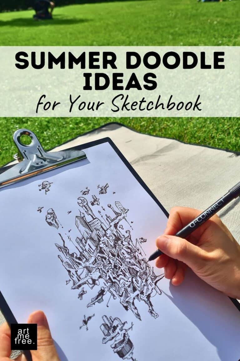 15 Summer Doodle Ideas That Feel Like a Creative Vacation - artmefree.