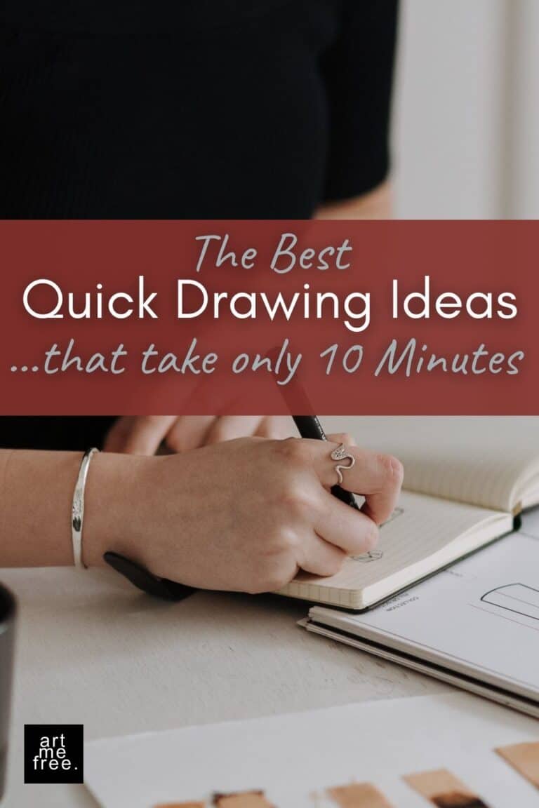 Quick Drawing Ideas for When You Only Have 10 Minutes - artmefree.