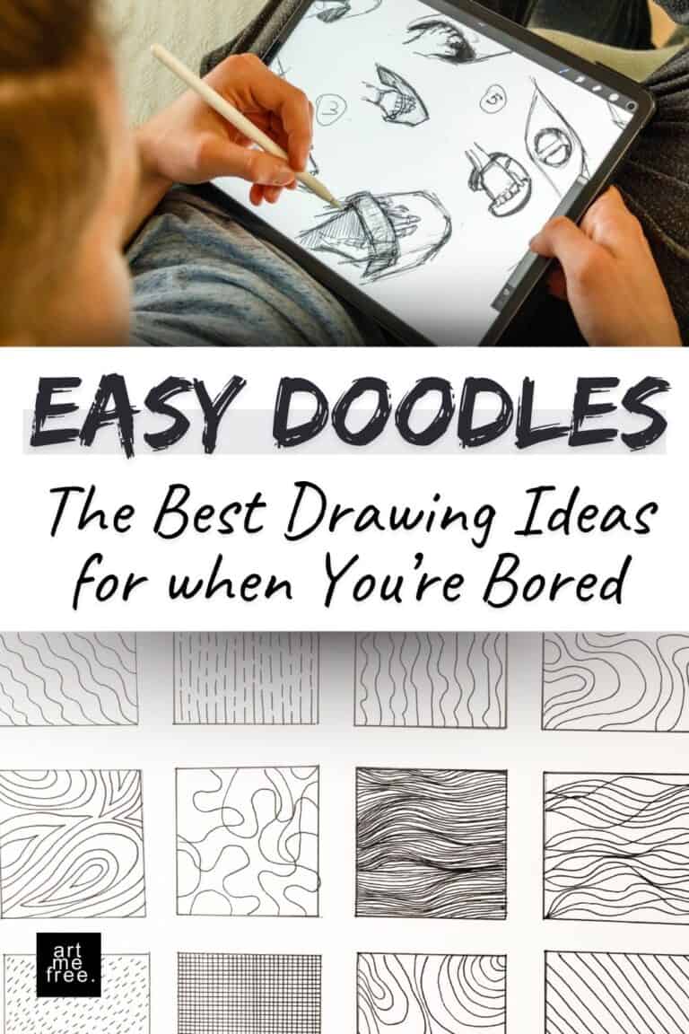 25 Easy Doodles to Draw When You’re Bored - artmefree.