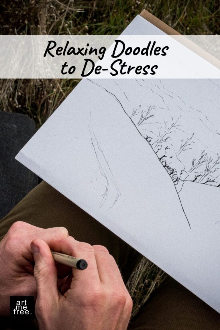 Relaxing Doodles to Try When You Need a Creative Break - artmefree.