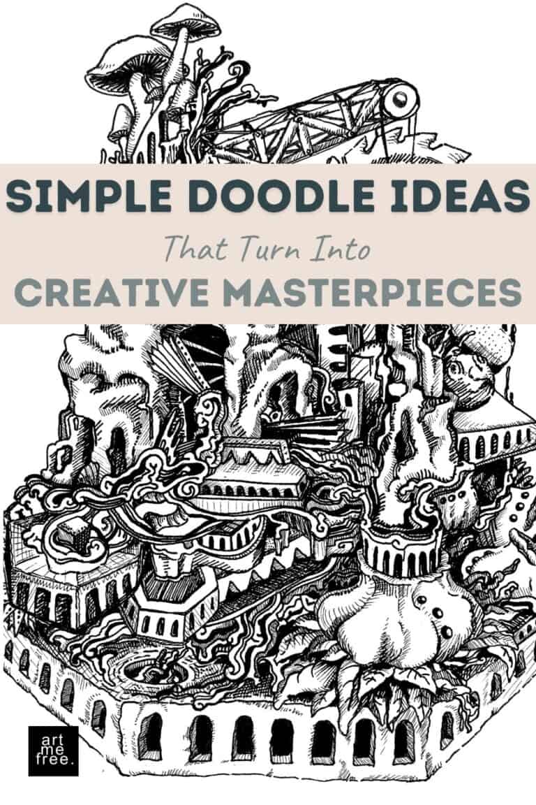 Simple Doodle Ideas That Turn Into Creative Masterpieces - artmefree.