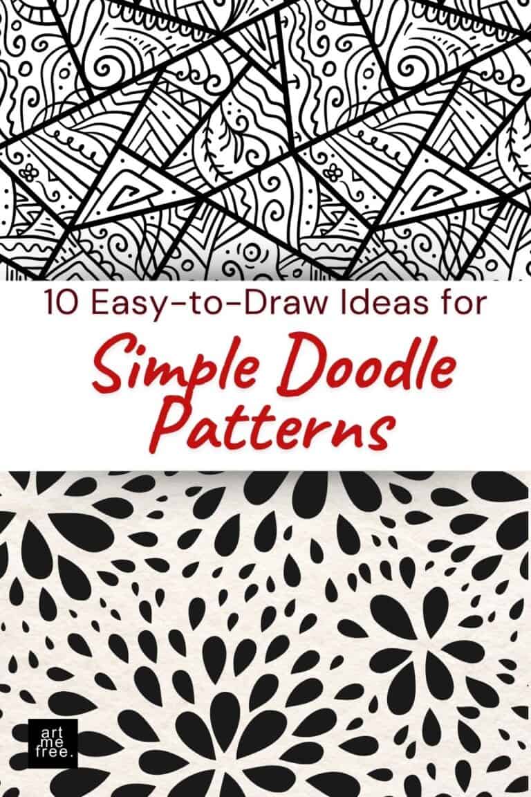 Simple & Flowy Doodle Patterns You’ll Love: 10 Easy-to-Follow Ideas ...