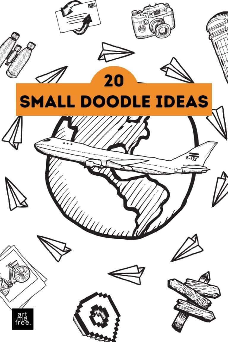 20 Small Doodle Ideas You Can Draw Anywhere, Anytime - artmefree.