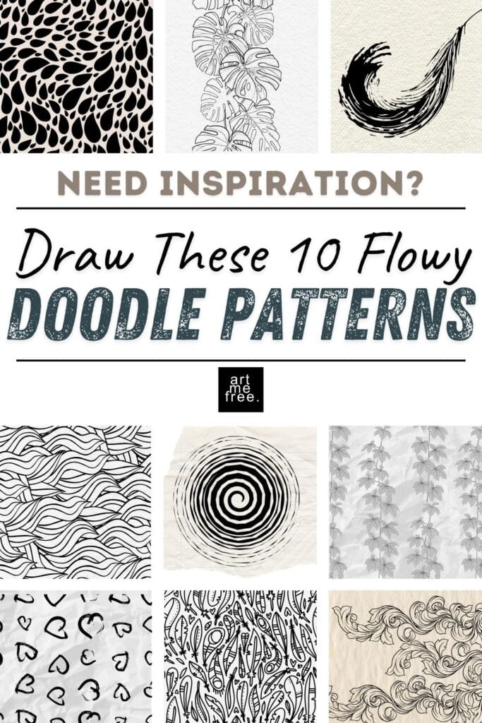 Simple & Flowy Doodle Patterns You’ll Love: 10 Easy-to-Follow Ideas ...