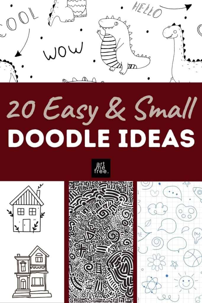 20 Small Doodle Ideas You Can Draw Anywhere, Anytime - artmefree.