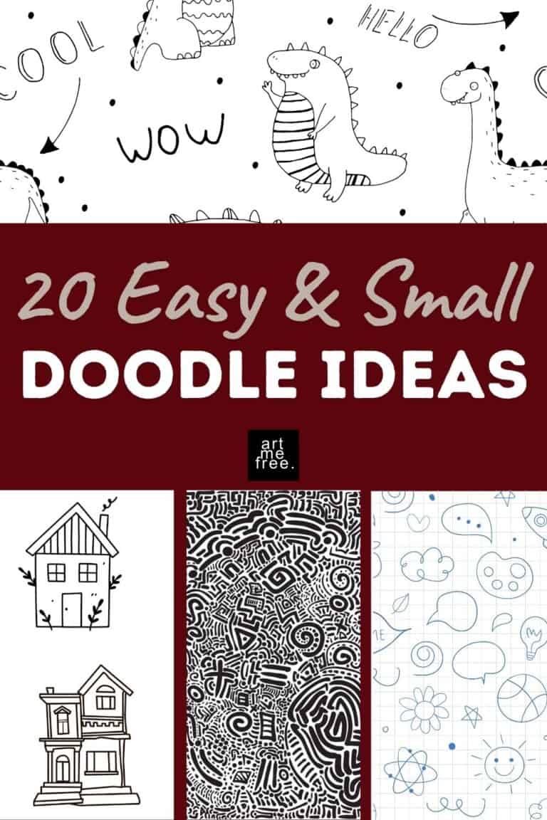 20 Small Doodle Ideas You Can Draw Anywhere, Anytime - artmefree.