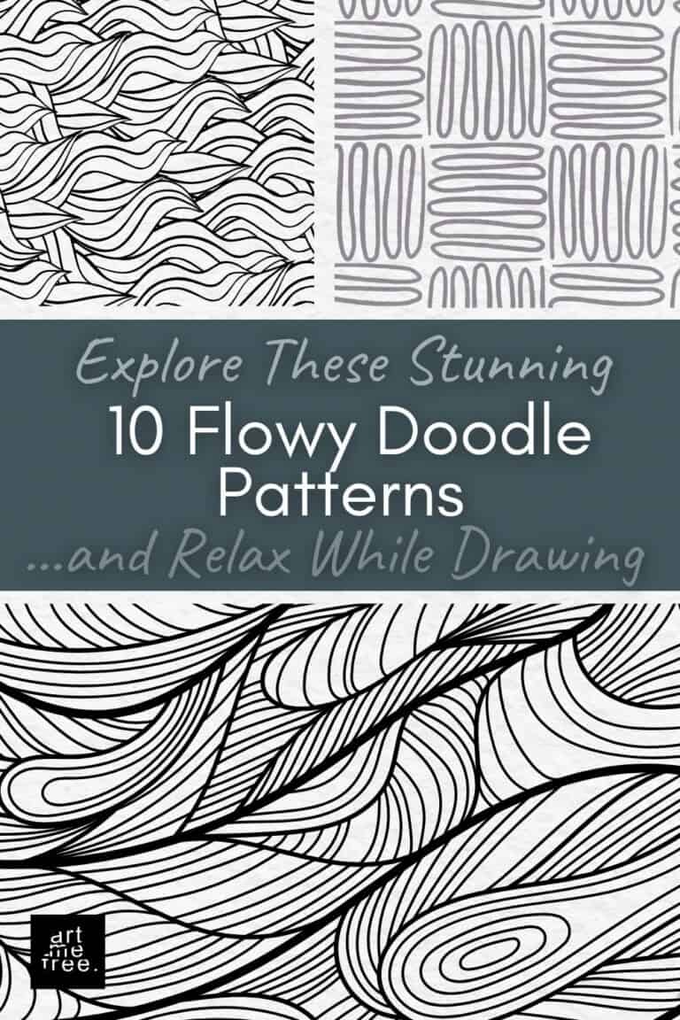 Simple & Flowy Doodle Patterns You’ll Love: 10 Easy-to-Follow Ideas - artmefree.