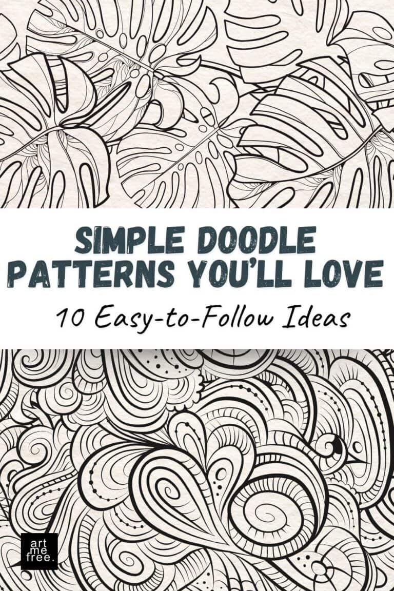 Simple & Flowy Doodle Patterns You’ll Love: 10 Easy-to-Follow Ideas ...