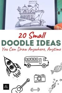 20 Small Doodle Ideas You Can Draw Anywhere, Anytime - artmefree.
