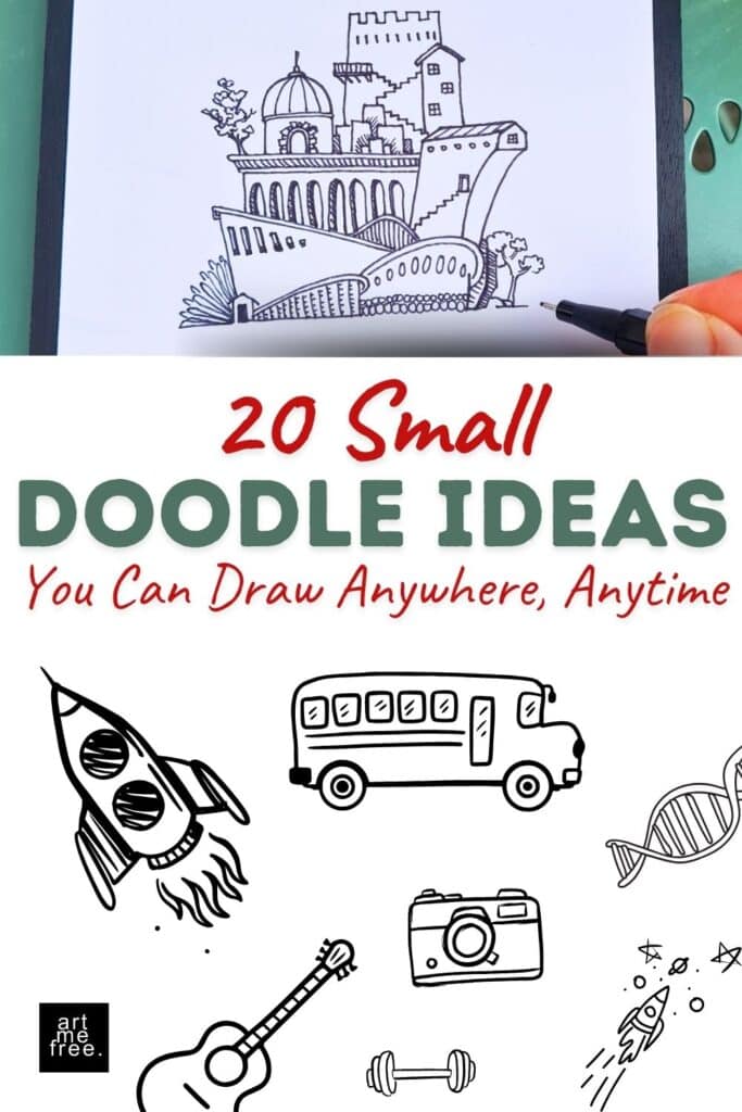 20 Small Doodle Ideas You Can Draw Anywhere, Anytime - artmefree.