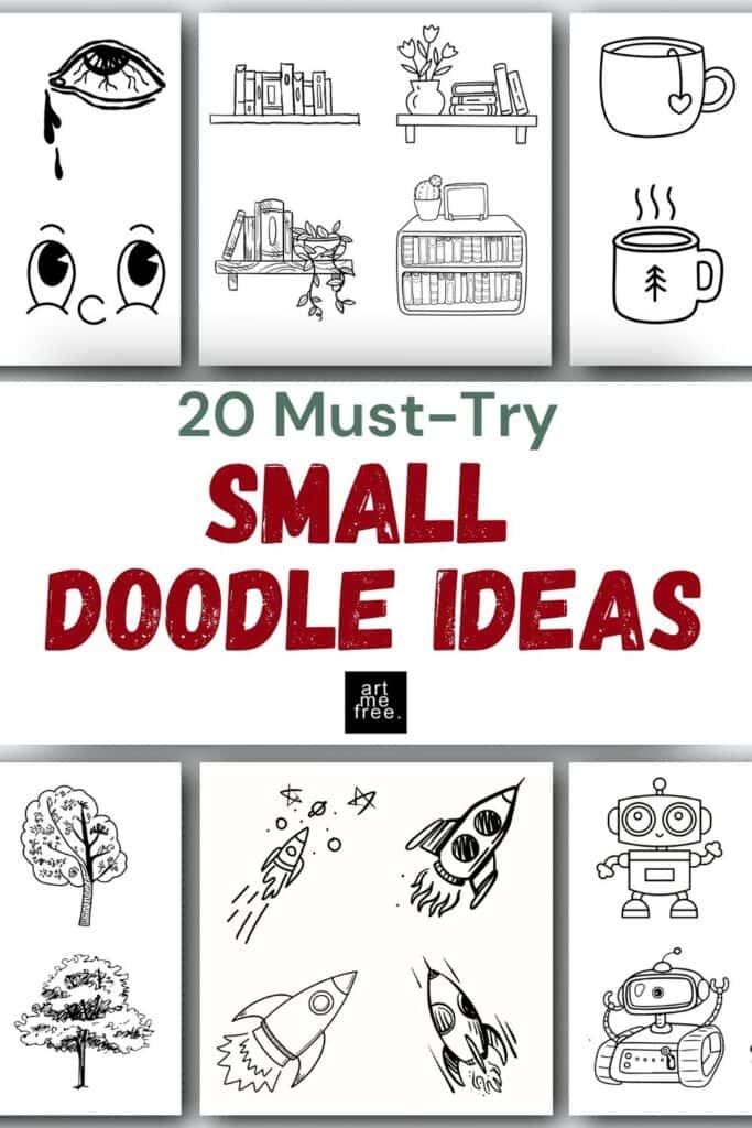 20 Small Doodle Ideas You Can Draw Anywhere, Anytime - artmefree.