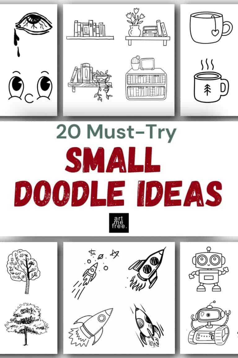 20 Small Doodle Ideas You Can Draw Anywhere, Anytime - artmefree.