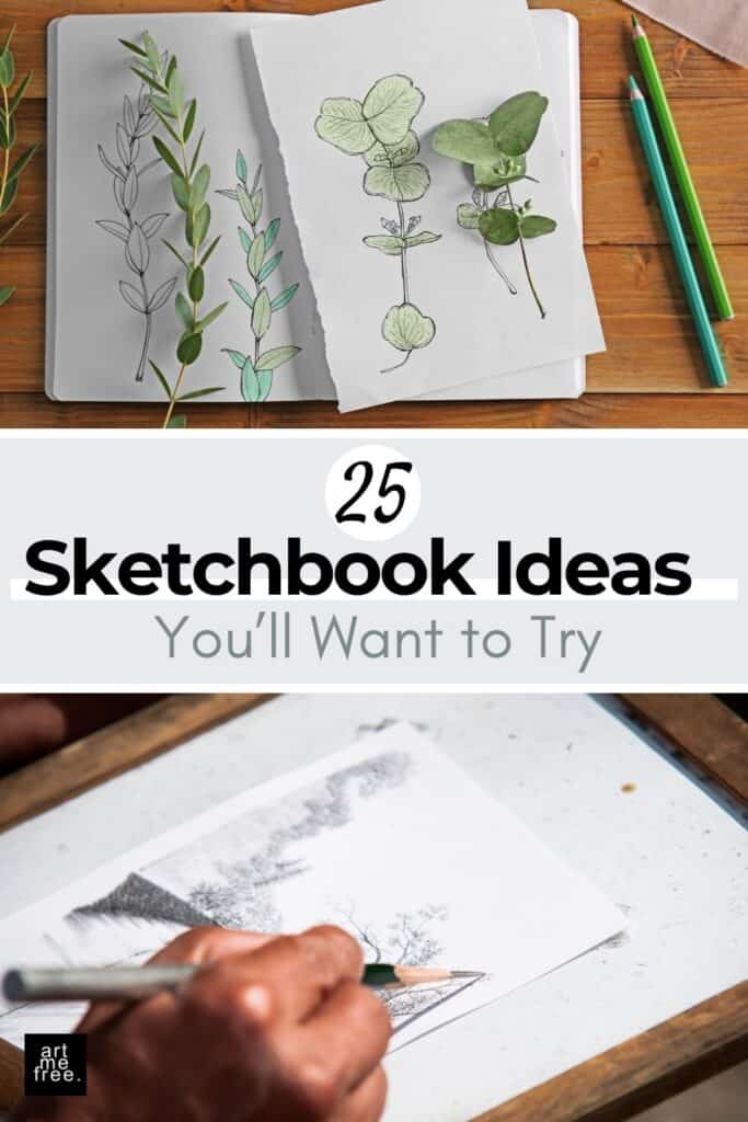 25 Fun Things to Draw in a Sketchbook When You’re Out of Ideas - artmefree.