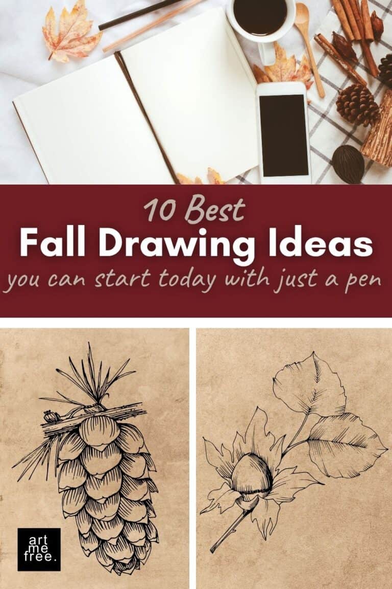 Fall Drawing Ideas You Can Start Today With Just a Pen - artmefree.