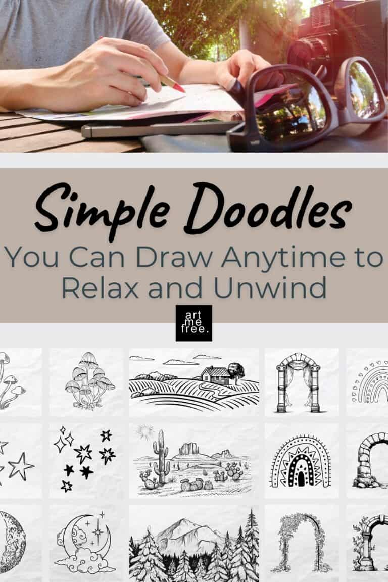 Simple Doodles You Can Draw Anytime To Relax and Unwind - artmefree.