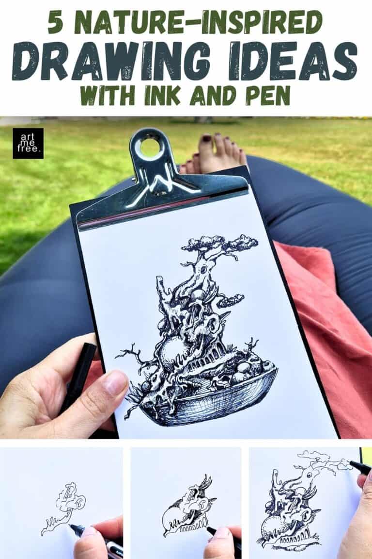 Botanical Drawing Ideas for Nature-Inspired Pen and Ink Sketches ...