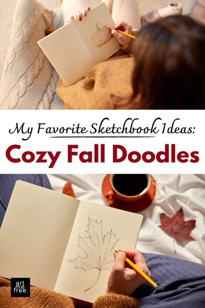 10 Cute Fall Doodles To Try in Your Sketchbook This Week - artmefree.