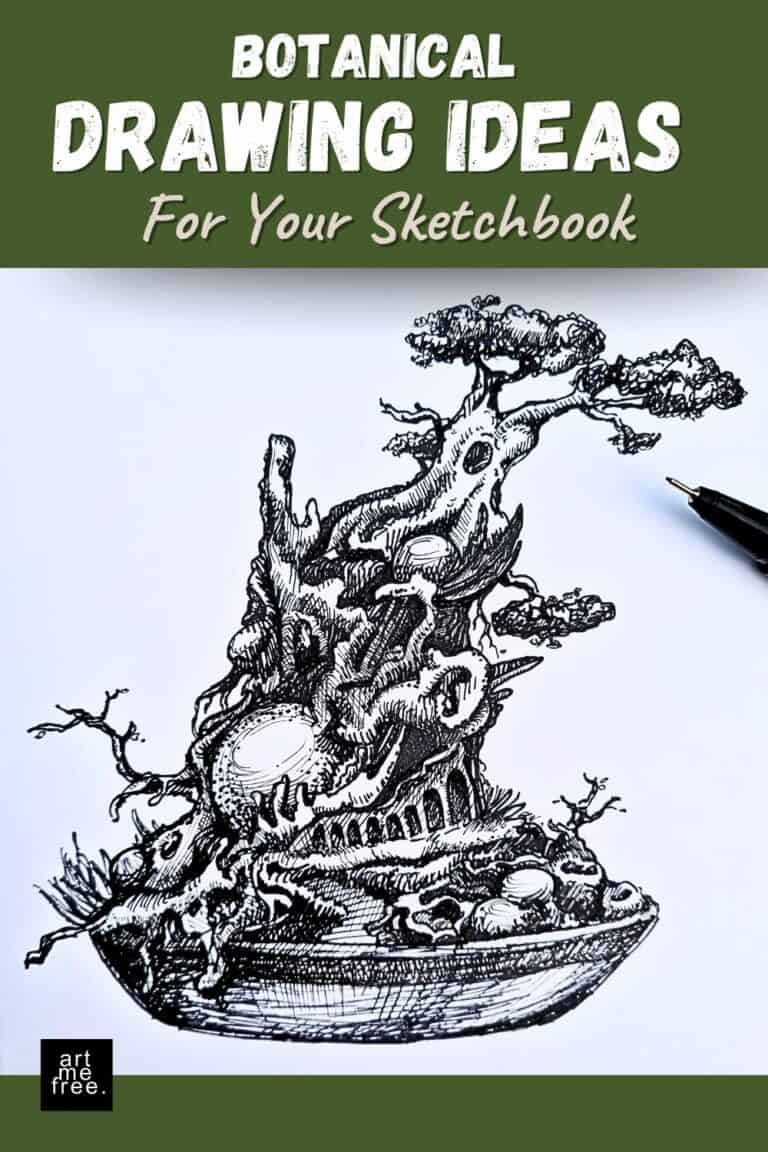 Botanical Drawing Ideas for Nature-Inspired Pen and Ink Sketches ...