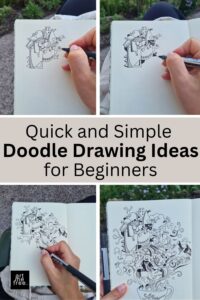 Quick and Simple Doodle Drawing Ideas for Beginners - artmefree.