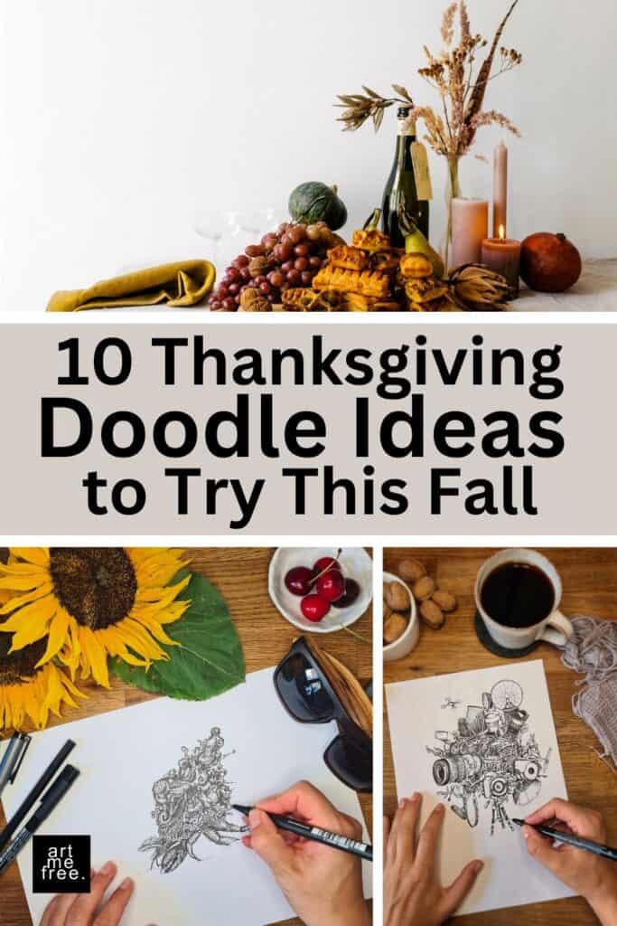 10 Thanksgiving Doodle Ideas to Try This Fall - artmefree.
