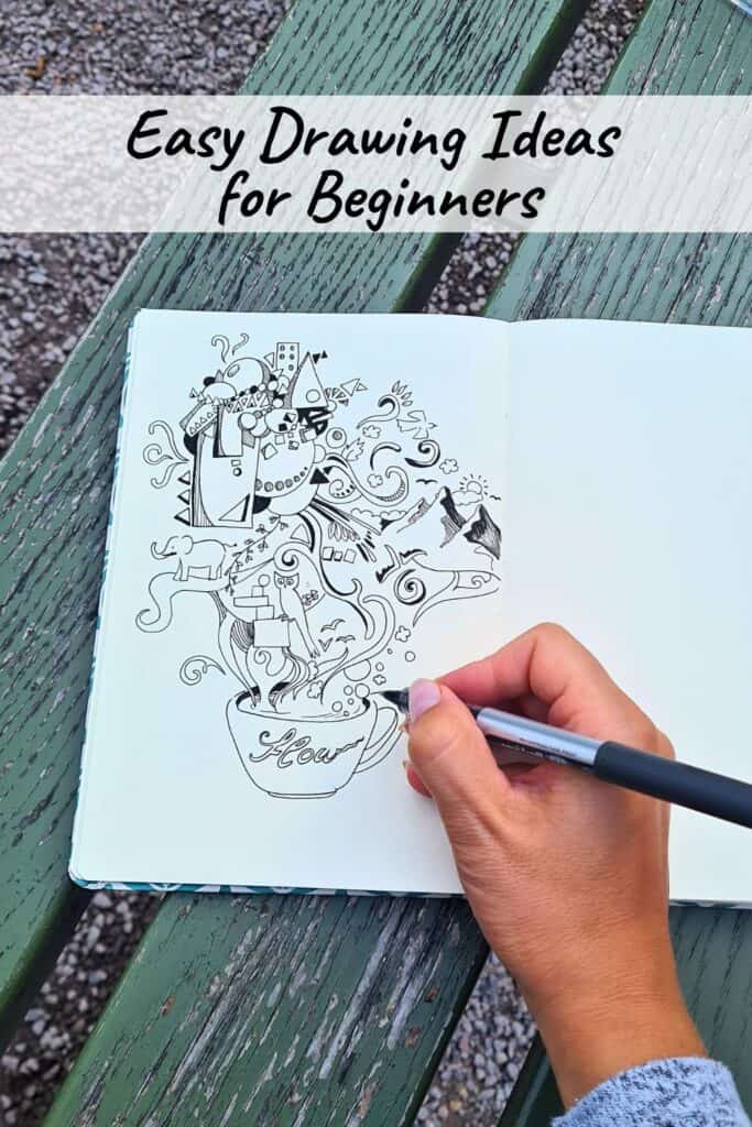 Quick and Simple Doodle Drawing Ideas for Beginners - artmefree.