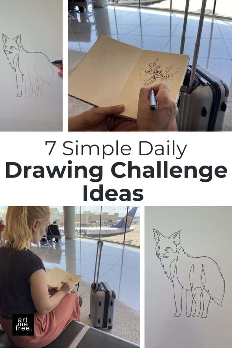 7 Simple Daily Drawing Challenge Ideas to Stay Inspired - artmefree.